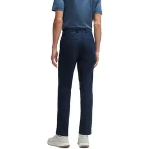 Hugo Boss Navy Drawstring Casual Trousers