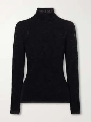 Gabriela Hearst Waite Crocheted Silk And Wool-blend Top