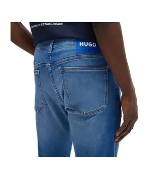 Hugo Boss Mediumblue Gradient Washed Jeans