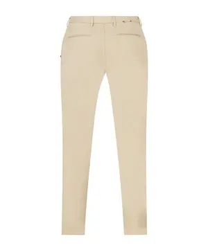 Hugo Boss Offwhite Twill Chino Trousers