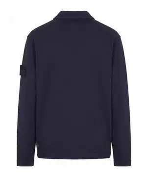Stone Island Comfort-fit Zip-up Collared Sweatshirt