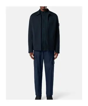 Stone Island Comfort-fit Zip-up Collared Sweatshirt