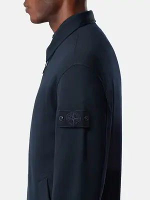 Stone Island Comfort-fit Zip-up Collared Sweatshirt