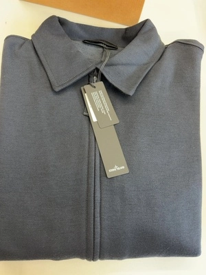Stone Island Comfort-fit Zip-up Collared Sweatshirt