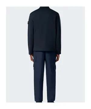 Stone Island Comfort-fit Zip-up Collared Sweatshirt