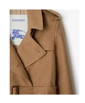 Burberry Long Cashmere Kensington Trench Coat