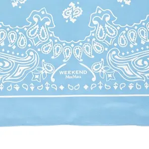 Max Mara Patterned Silk Scarf