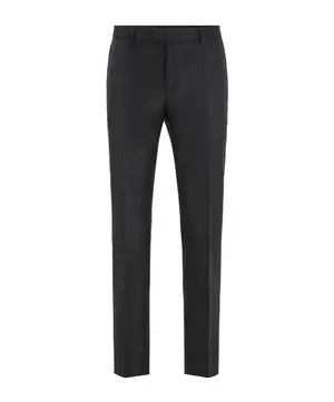 Hugo Boss Classic And Versatile Trousers - Black