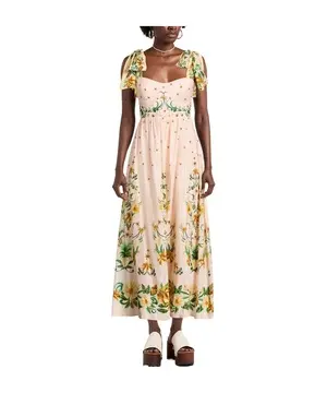 Farm Rio Floral Print Maxi Dress