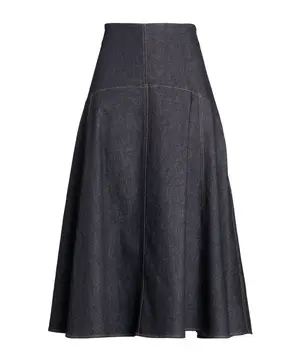 Jacquemus Denim A-line Skirt