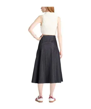 Jacquemus Denim A-line Skirt