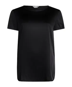 Max Mara Solid-colored Satin Top
