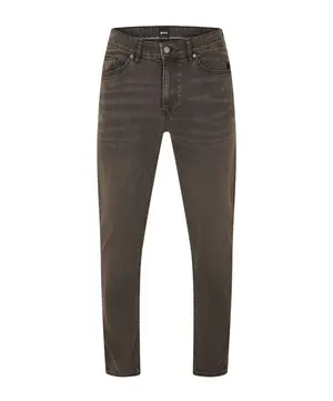 Hugo Boss Charcoalgrey Washed Jeans - Grey