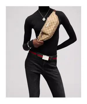Gucci Flatpack Crystal Belt Bag