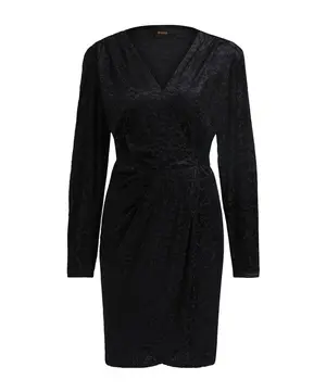 Hugo Boss Jacquard Wrapstyle Dress