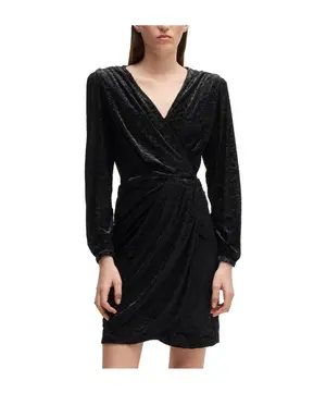 Hugo Boss Jacquard Wrapstyle Dress