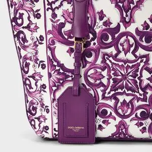 Dolce & Gabbana Printed Tote Bag - Purple