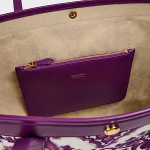 Dolce & Gabbana Printed Tote Bag - Purple