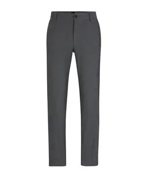 Hugo Boss Charcoal Suit Trousers - Blue