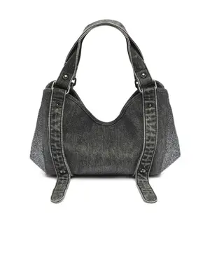 DIESEL® D-one-small Top-handle Bag In Crystal Solarised Denim
