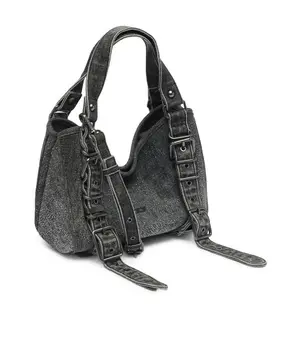 DIESEL® D-one-small Top-handle Bag In Crystal Solarised Denim