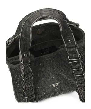 DIESEL® D-one-small Top-handle Bag In Crystal Solarised Denim