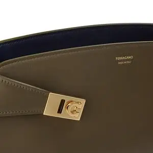 FERRAGAMO Solid Color Handle Bag
