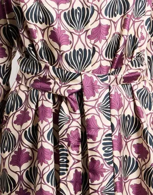 Max Mara Printed Silk Shirt Dress
