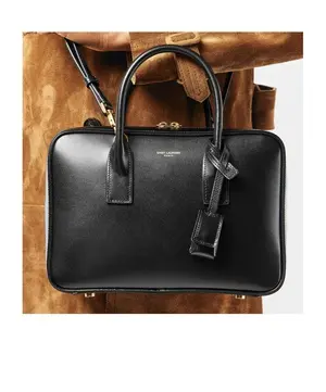 Saint Laurent Solid Color Handle Bag
