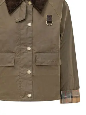 Barbour Cropped Waxfinish Field Jacket