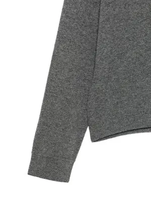 ROBERTO COLLINA Polocollar Buttonfront Knit Cardigan