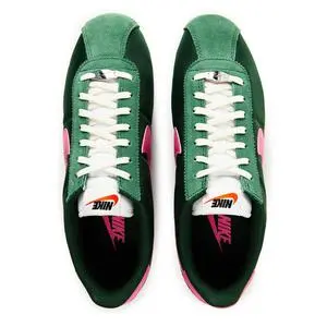 Nike Cortez Vintage Style Lace-up Sneakers - Green