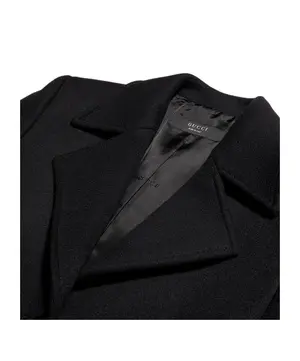 Gucci Tailored Coat With Engraved Details
