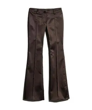 Gucci Stretch Acetate Duchesse Pants - Dark Brown