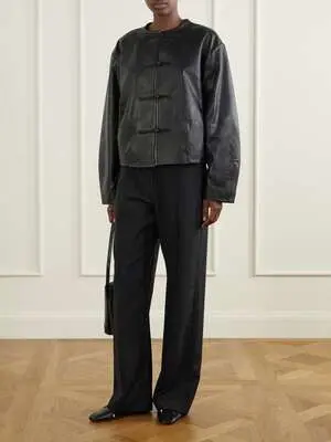 ST. AGNI Leather Jacket