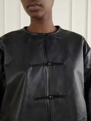 ST. AGNI Leather Jacket