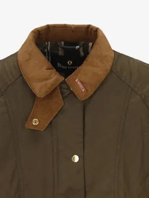 Barbour Icons Beadnell Wax Jacket With Corduroy Trim