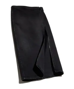 Gucci Fitted Denim Skirt With Side Opening
