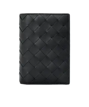Bottega Veneta Woven Leather Card Holder