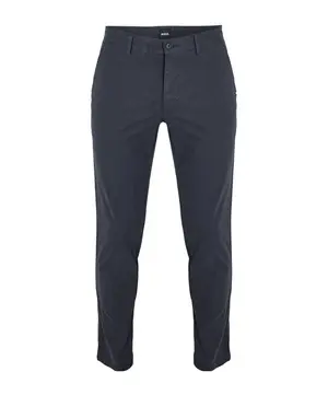 Hugo Boss Navy Chino Trousers - Blue