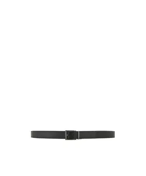 Emporio Armani Reversible Leather Belt - Black