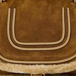 Chloé Color Block Suede Crossbody Bag