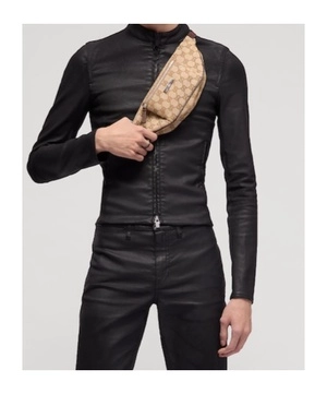 Gucci Coated Stretch Cotton Twill Denim Jacket