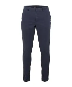Hugo Boss Navy Chino Trousers - Blue