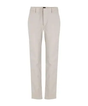 Hugo Boss Offwhite Chino Trousers - White