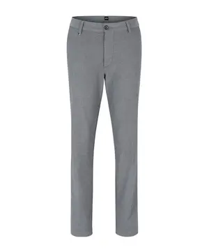Hugo Boss Heather Grey Smartcasual Trousers - Blue