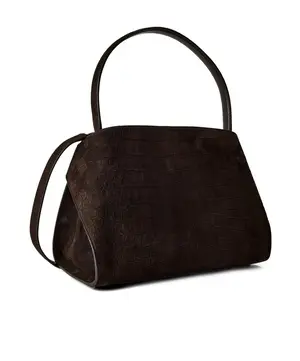 FERRAGAMO Solid Color Top Handle Bag