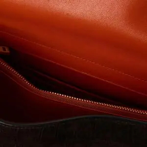 FERRAGAMO Solid Color Top Handle Bag