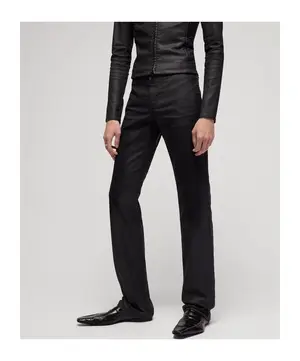 Gucci Coated Stretch Cotton Twill Denim Pants
