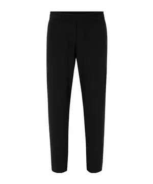 Hugo Boss Drawstring Casual Trousers - Black